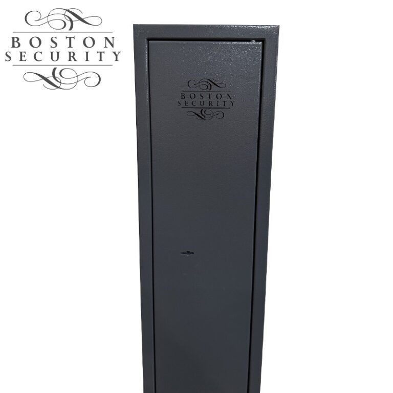 Boston Security - 5 Gun Cabinet Safe With Ammo Locker - FREE MOUNTING ...